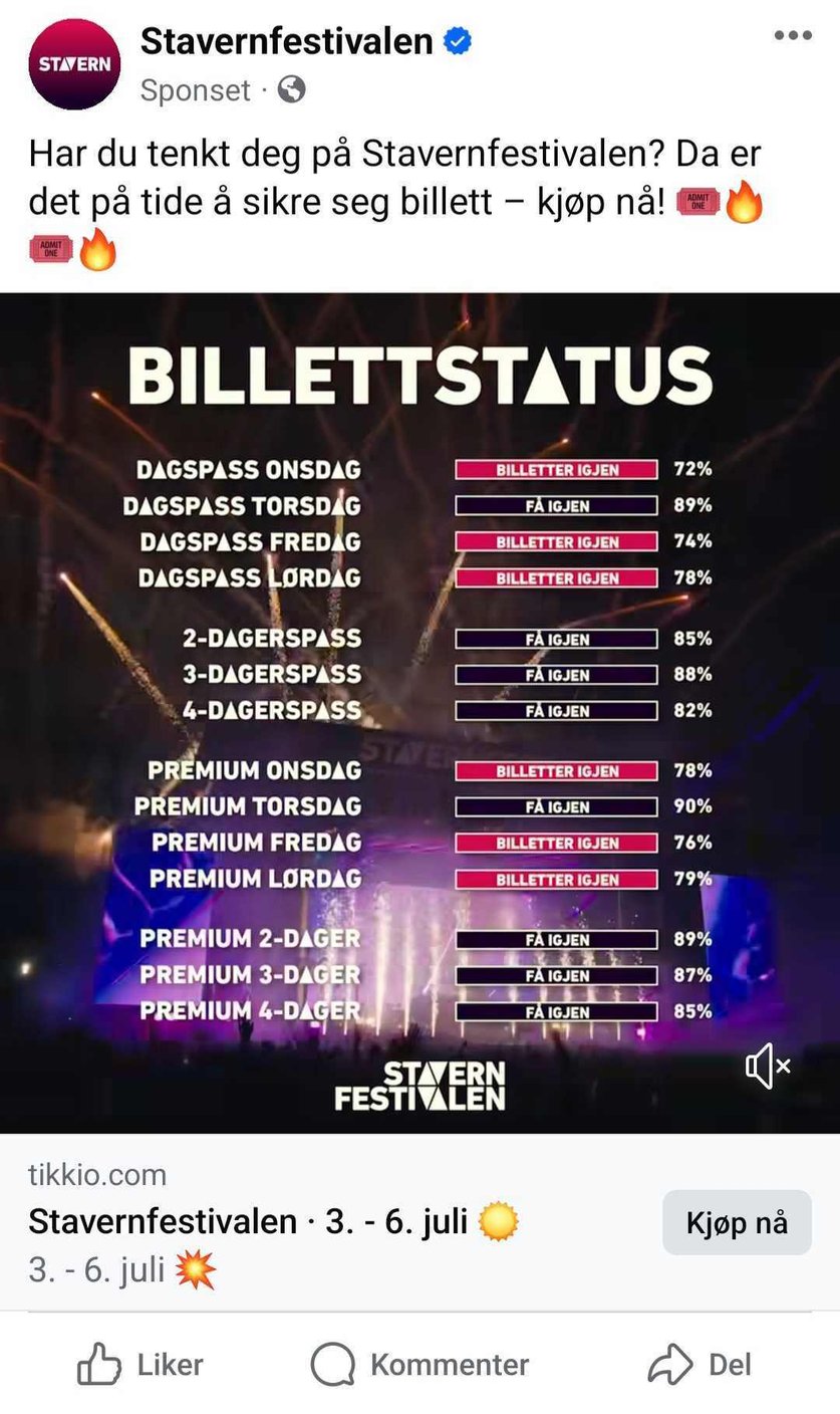 Slik kan du øke salget av billetter de siste ukene før festivalsesongen ...